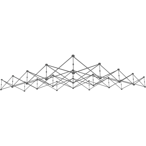 XCLAIM 10 Quad Pyramid - Display frame only