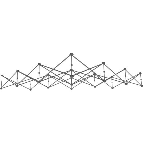 XCLAIM 6 Quad Pyramid - Display frame only